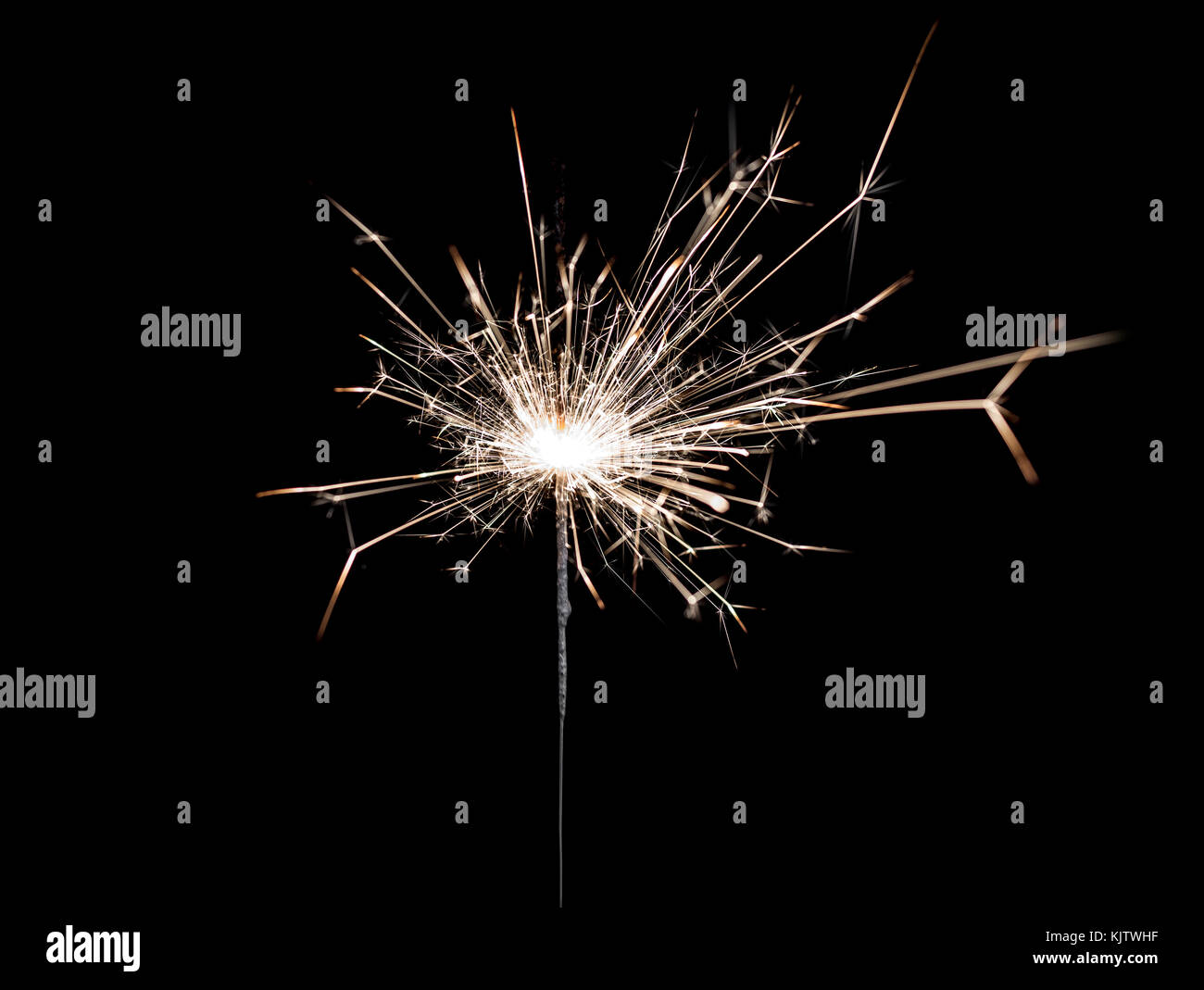 Burning sparkler on a dark or black background Stock Photo - Alamy