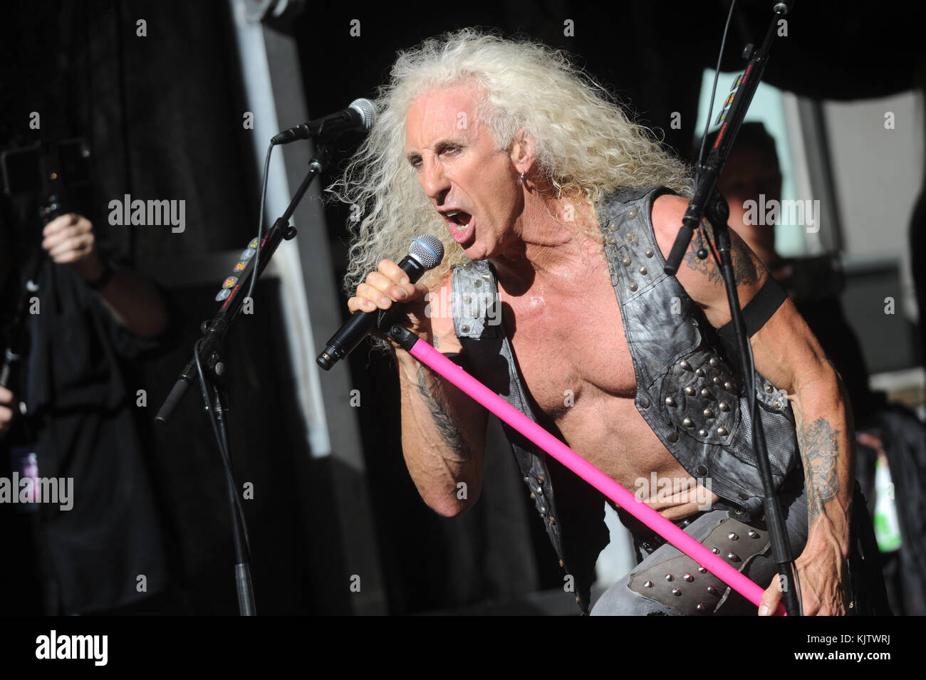NEW YORK, NY - SEPTEMBER 02: Dee Snider of Twisted Sister performs on ...