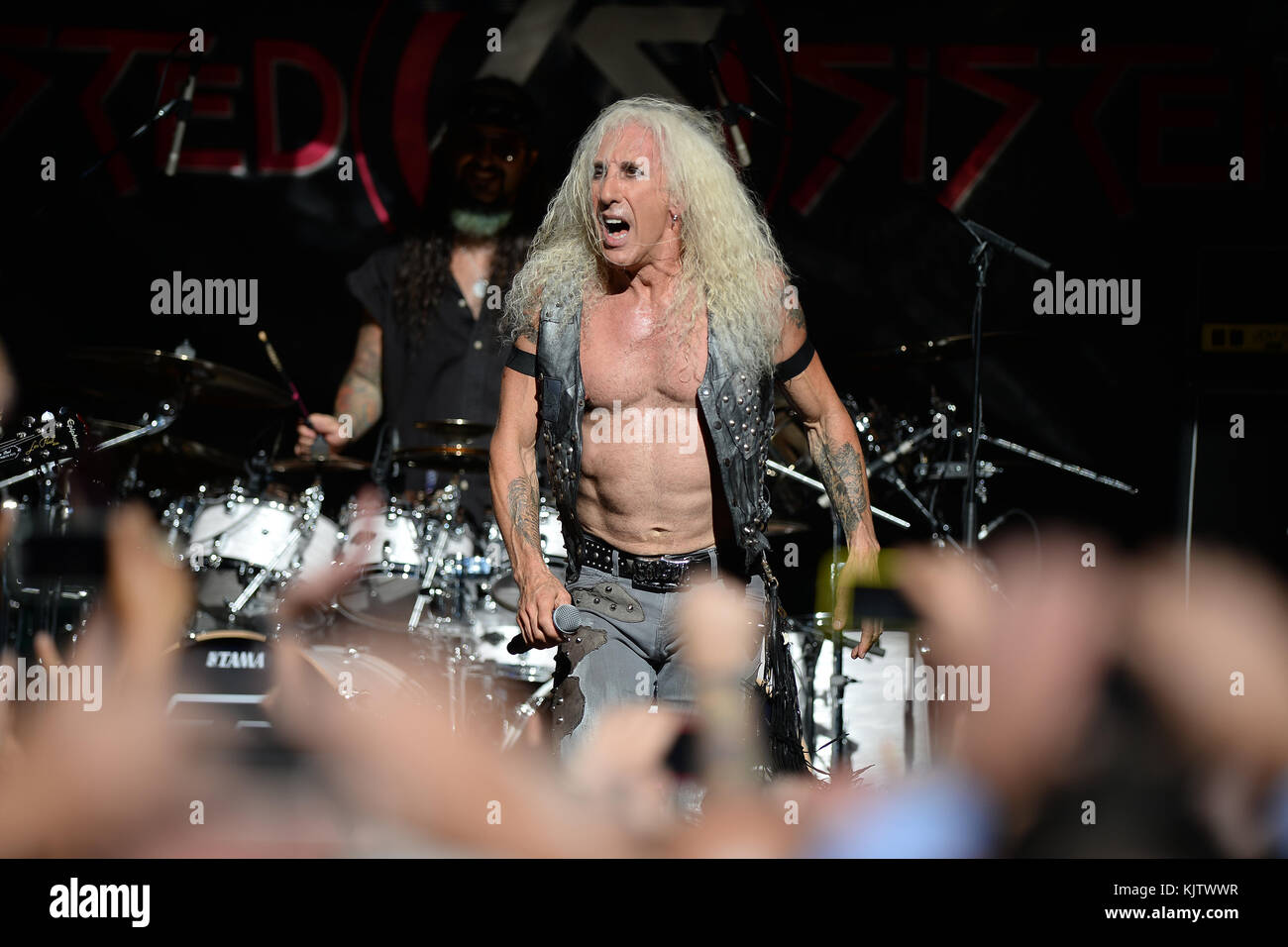 NEW YORK, NY - SEPTEMBER 02: Dee Snider of Twisted Sister performs on ...