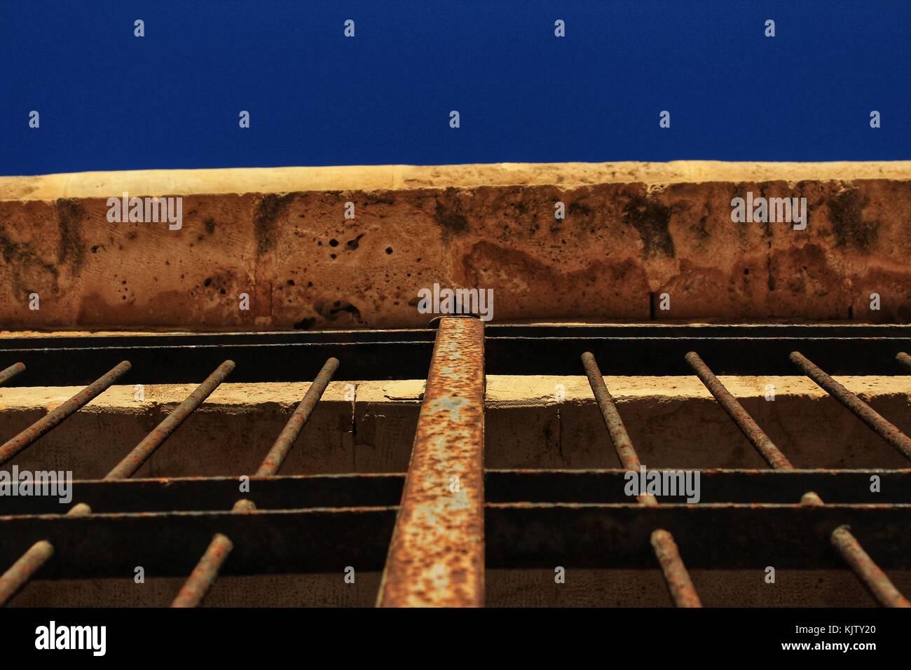 Rusty forged door Stock Photo - Alamy