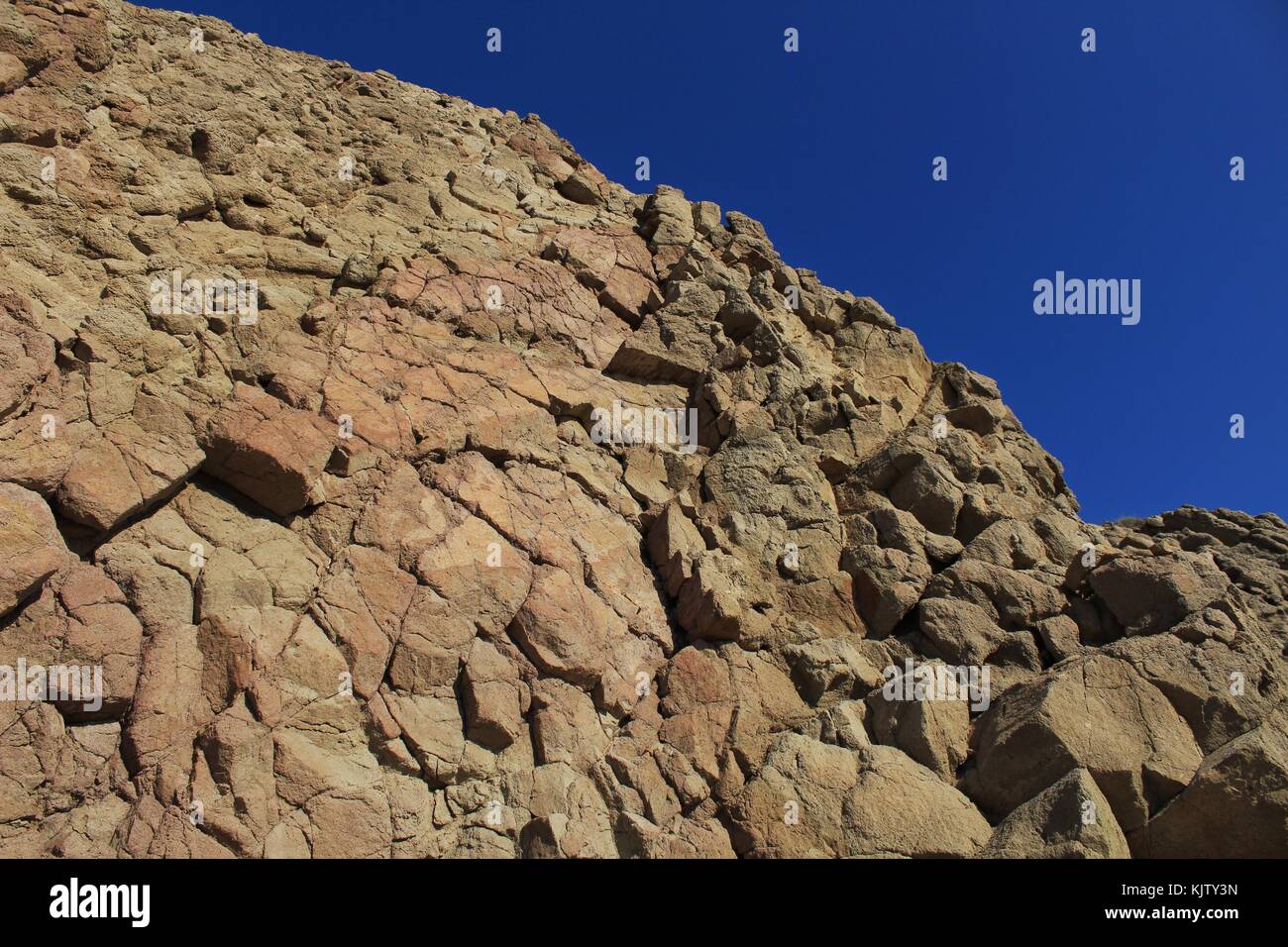 Rock formations on the beach in Almeria, Spain Stock Photo - Alamy