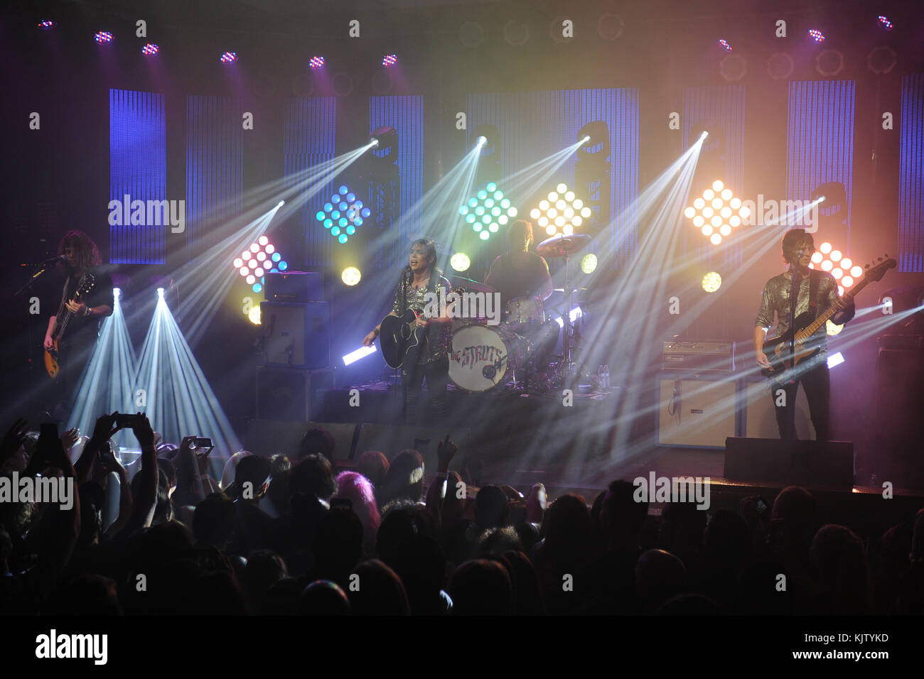 FORT LAUDERDALE, FL - MAY 17: Gethin Davies, Adam Slack, Luke Spiller ...