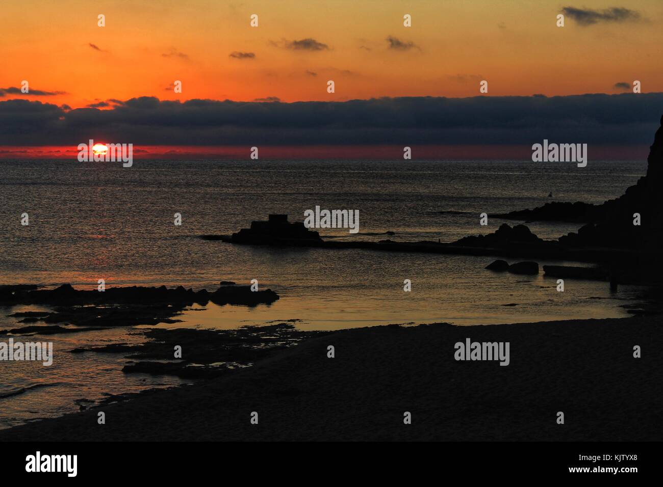 Sunrise on the beach in southern Spain Stock Photo - Alamy