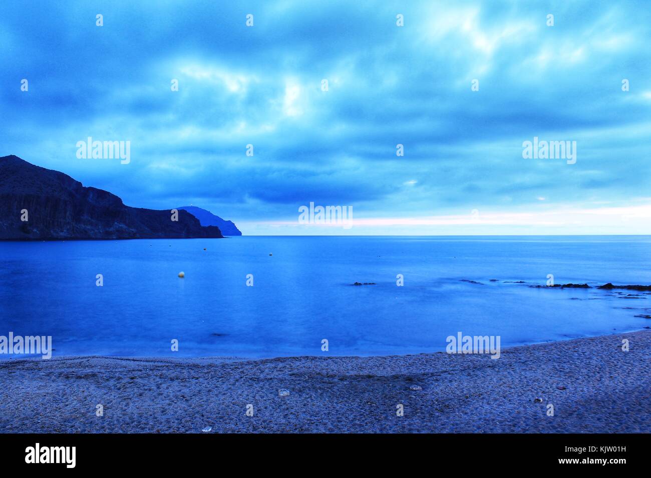 Sunrise on the beach in southern Spain Stock Photo - Alamy