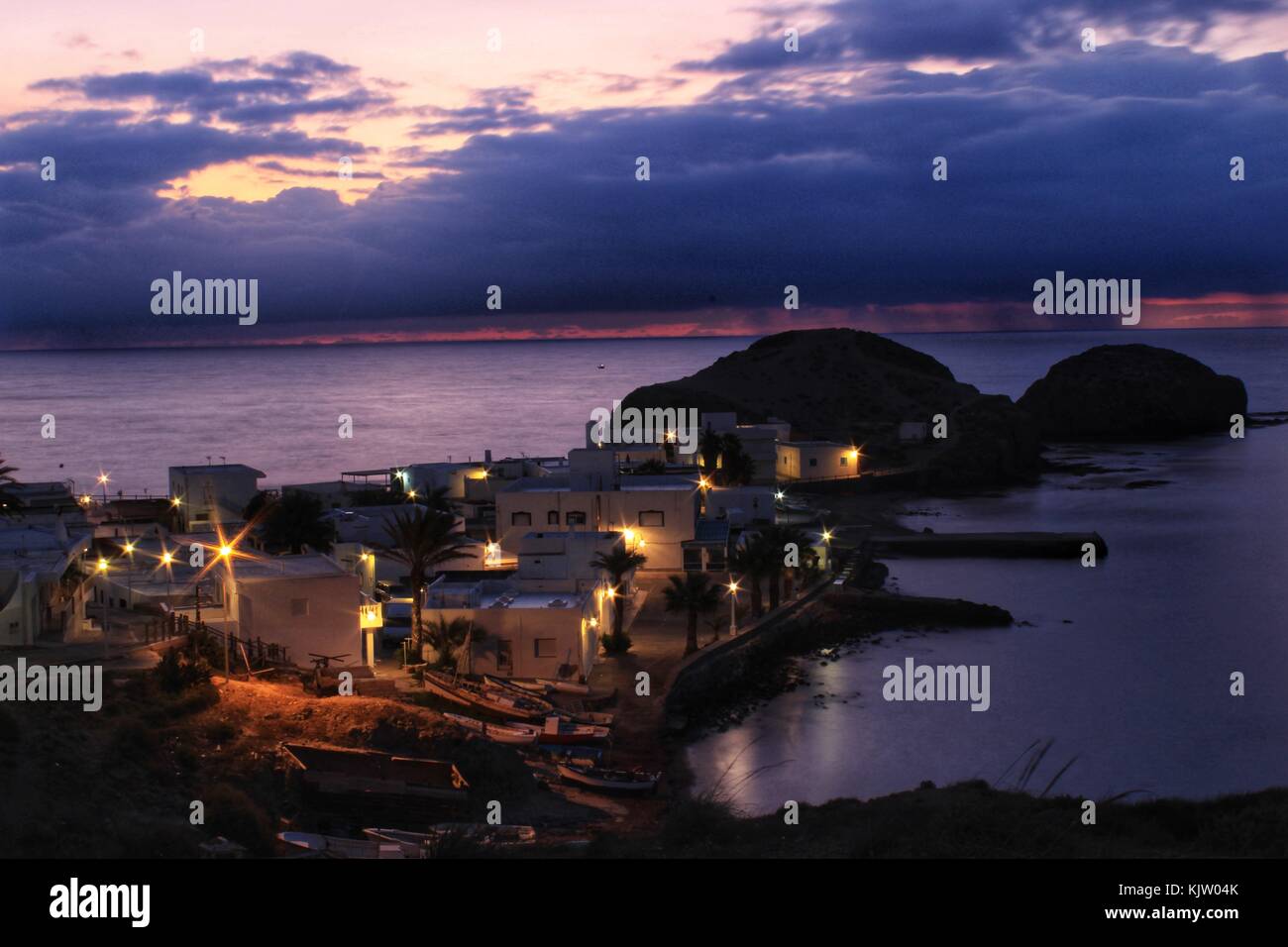 Sunrise on the beach in southern Spain Stock Photo - Alamy