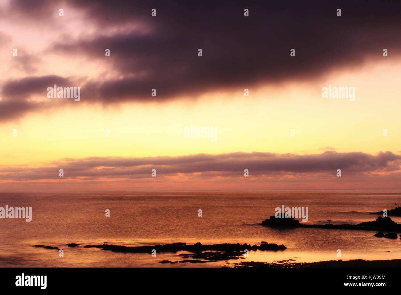 Sunrise on the beach in southern Spain Stock Photo - Alamy