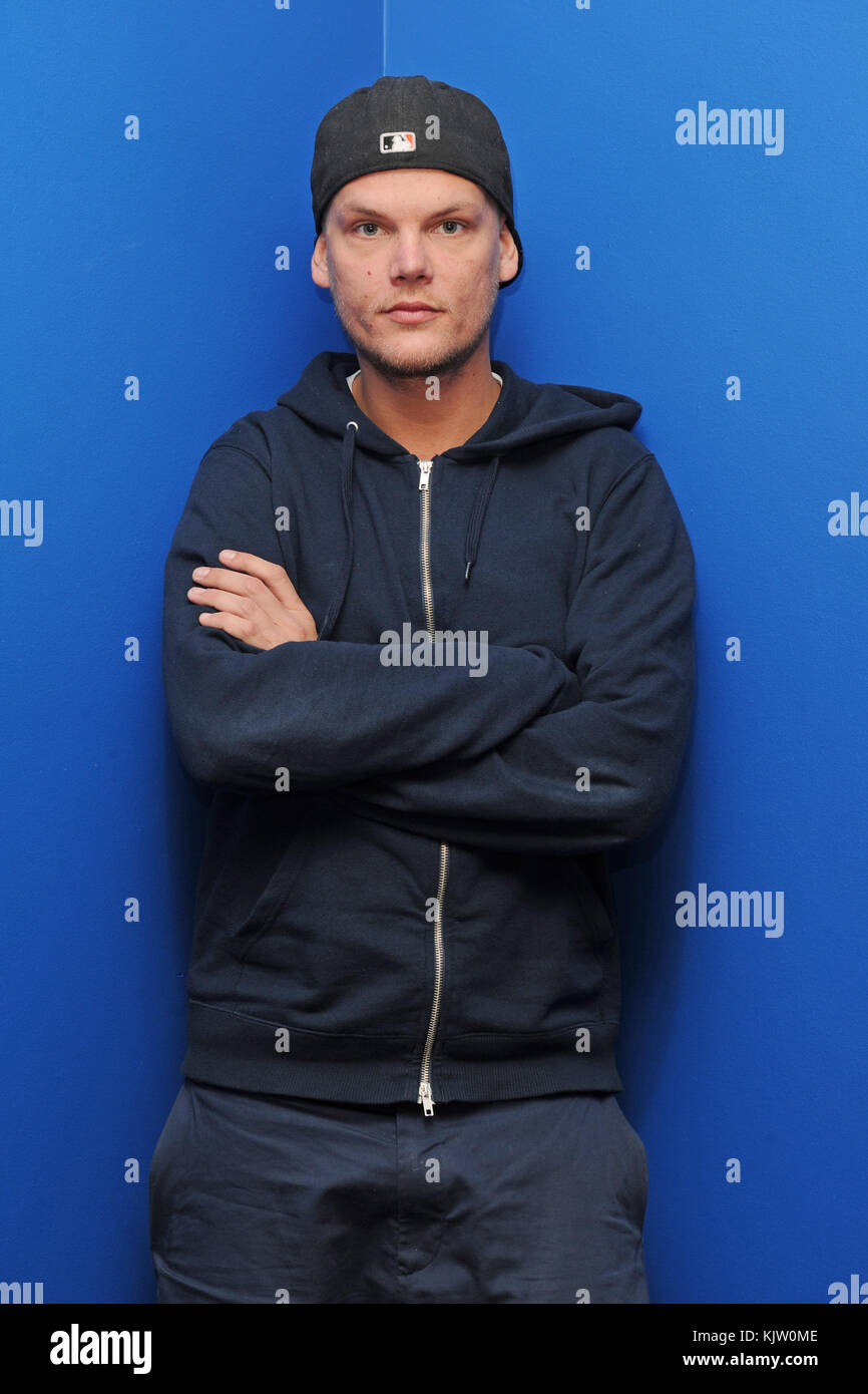 FORT LAUDERDALE, FL - FEBRUARY 12: Avicii poses for a portrait at Radio ...