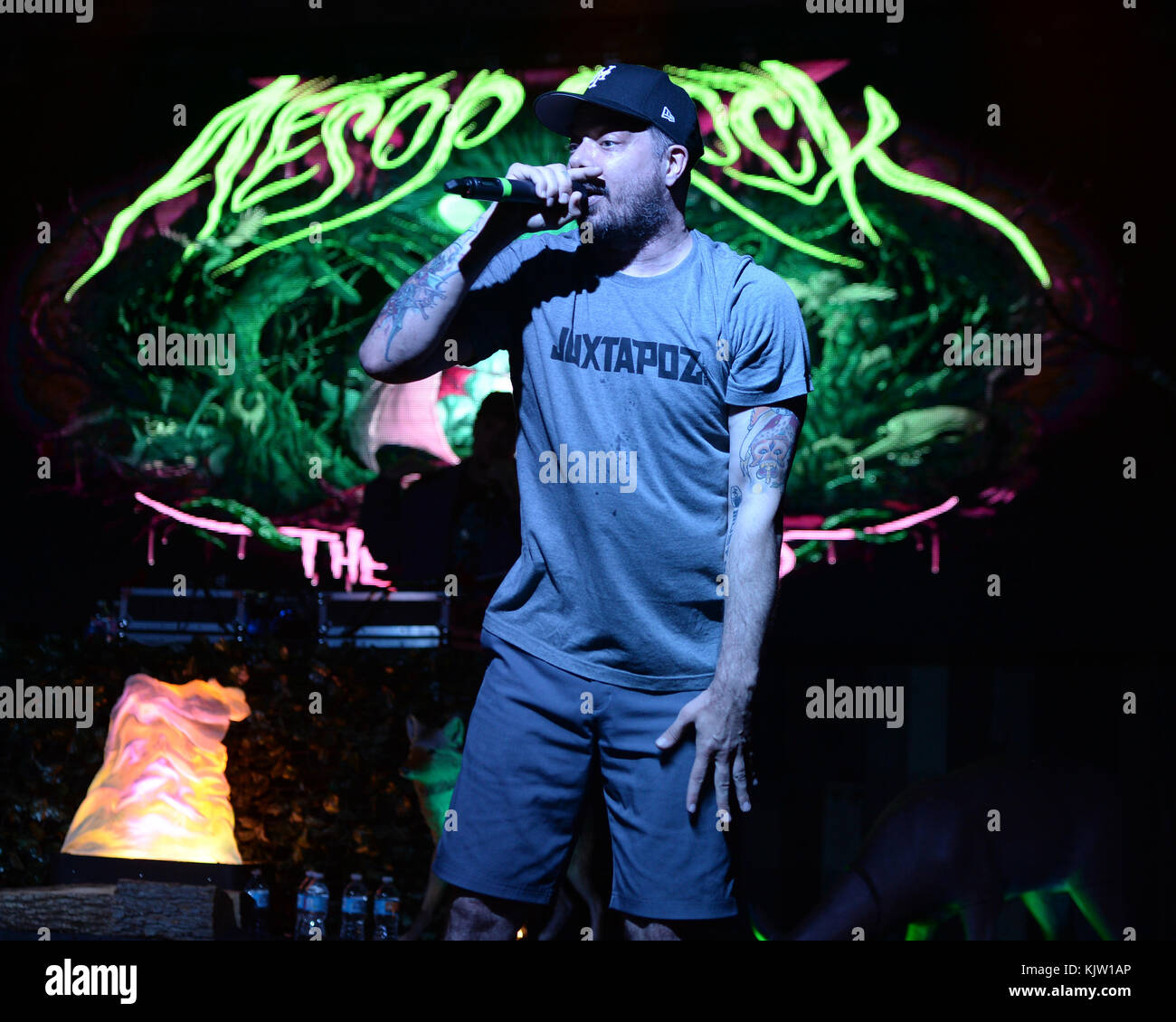 FORT LAUDERDALE, FL - JULY 06: Aesop Rock performs at Revolution on ...