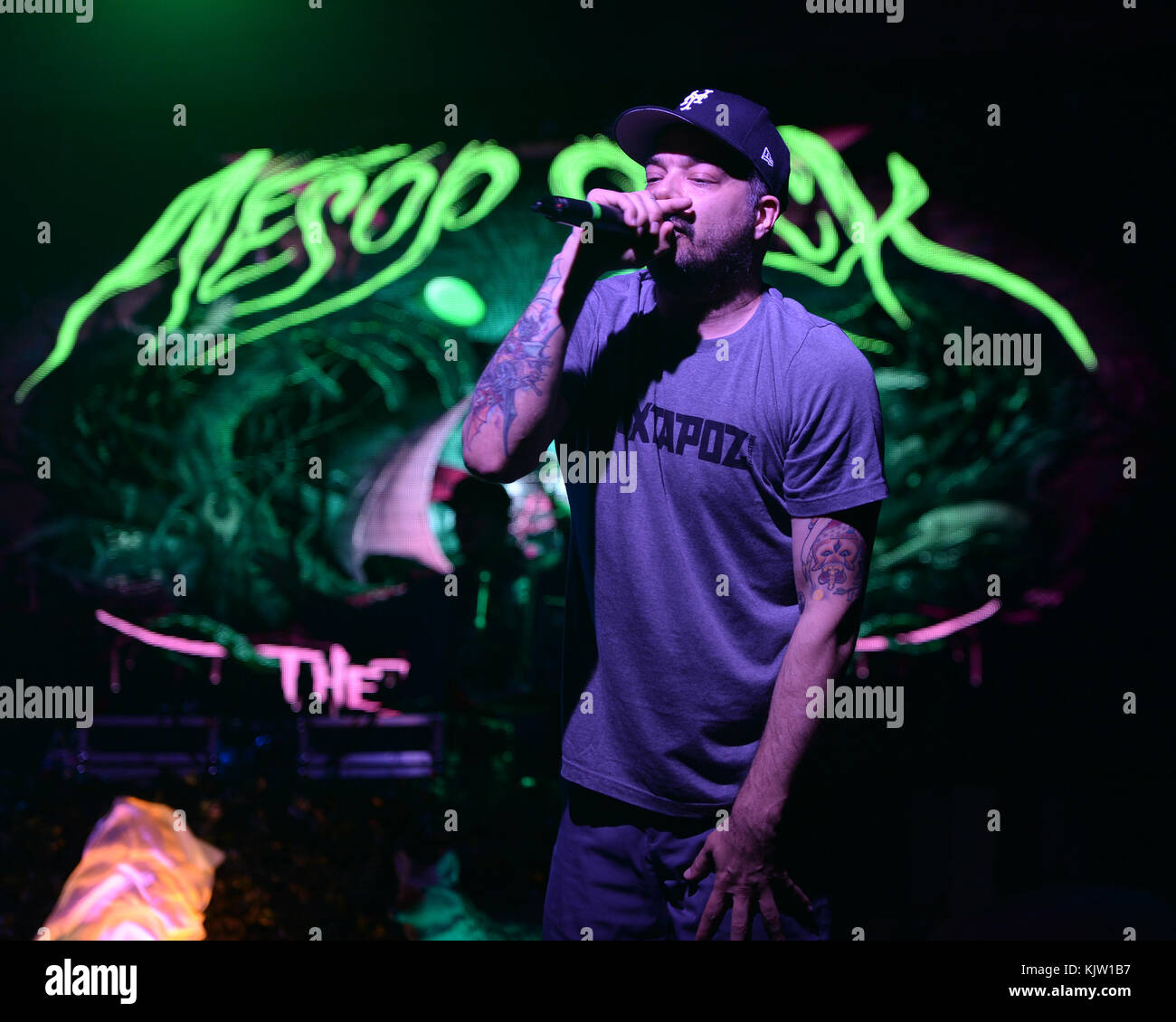 FORT LAUDERDALE, FL - JULY 06: Aesop Rock performs at Revolution on ...
