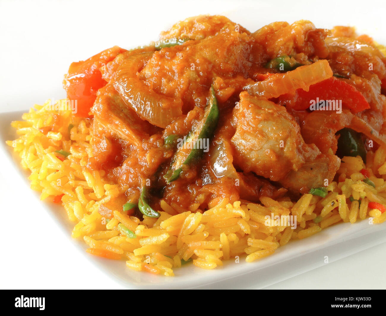 Traditional Indian curry meal Stock Photo - Alamy