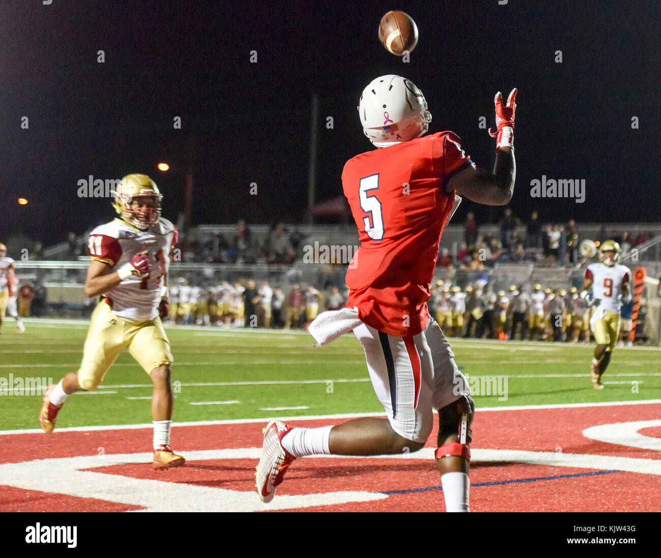 West Palm Beach, Florida, USA. 24th Nov, 2017. Oxbridge receiver Herman ...