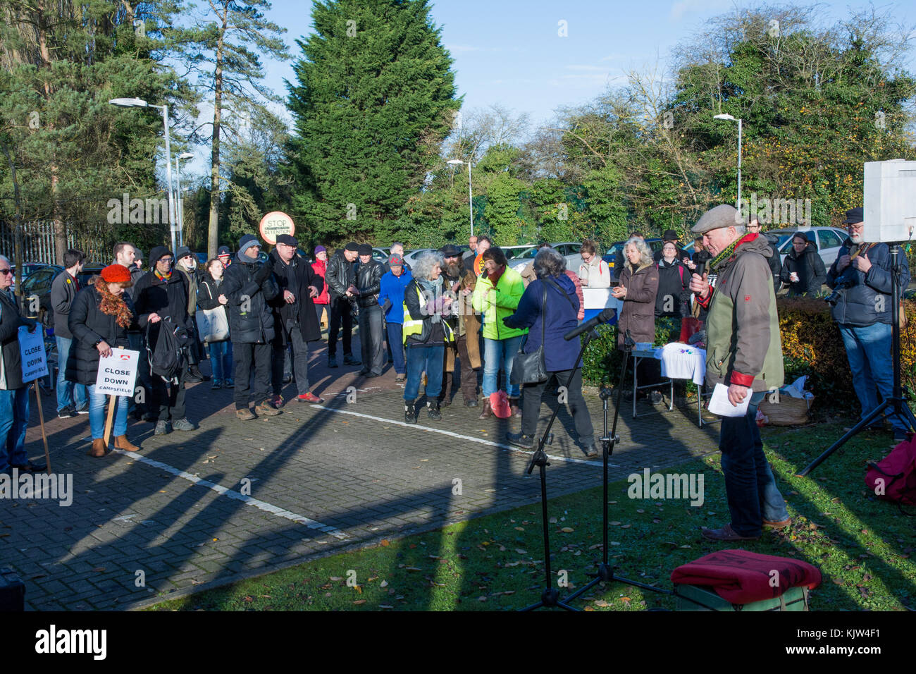Kidlington, Oxford, UK. 25th November 2017. Campsfield House ...