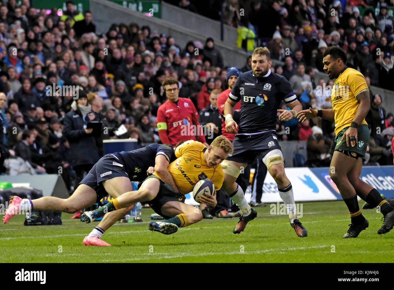 Edinburgh, BT Murrayfield Stadium, UK. 25th November, 2017. Autumn ...
