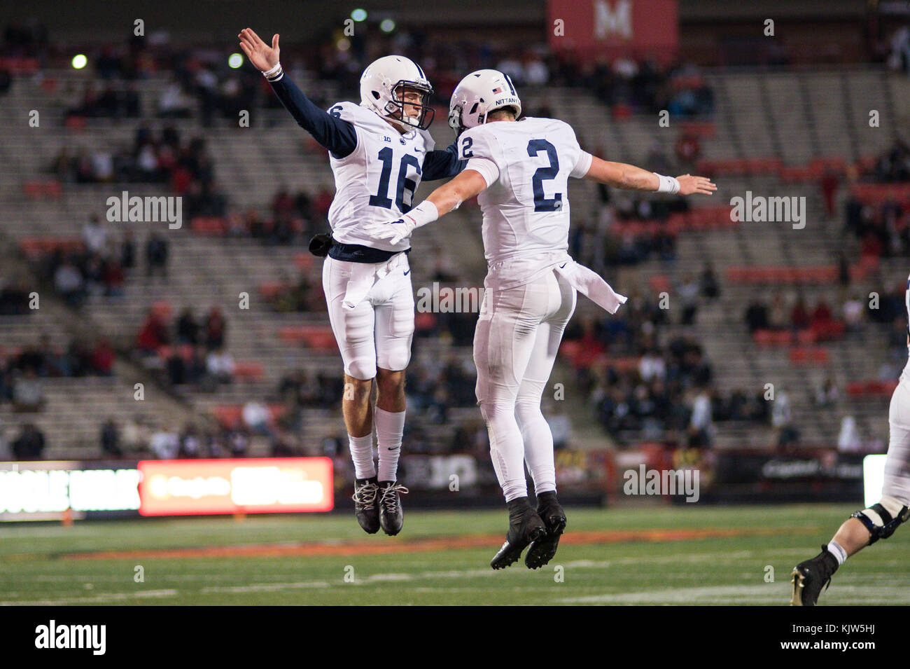 College Park, Maryland, USA. 25th Nov, 2017. Quarterback TOMMY STEVENS ...