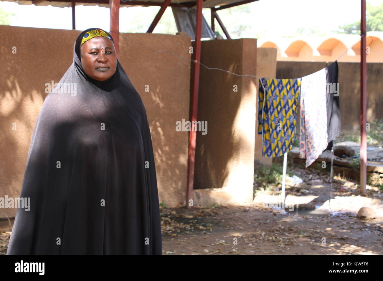 Mariama Sabou, mother of ten children and second wife of her husband ...