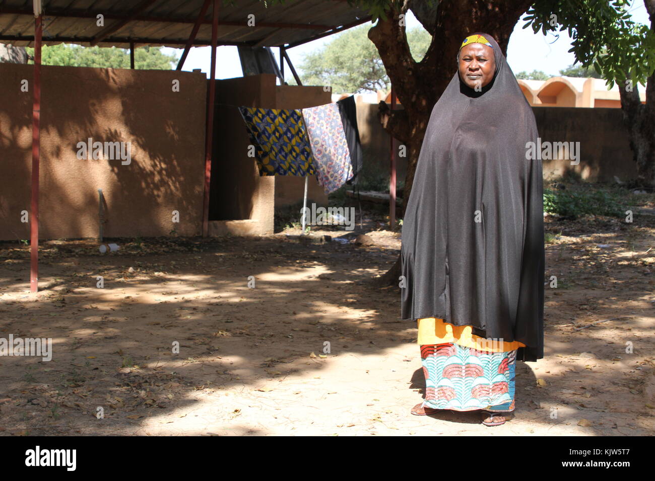 Mariama Sabou, mother of ten children and second wife of her husband ...