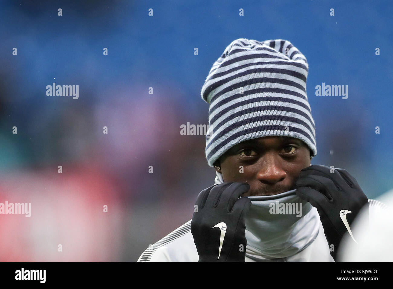 Leipzig, Germany. 25th Nov, 2017. Leipzig's Jean-Kevin Augustin seen ...