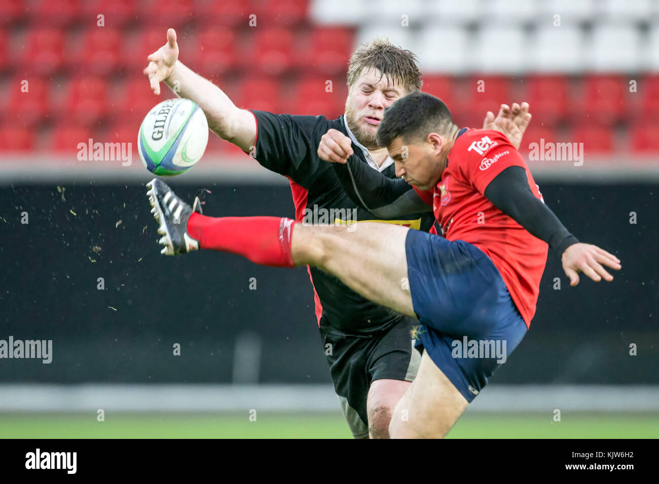 Offenbach, Germany. 25th Nov, 2017. Germany's Marcus Bender (3) in ...