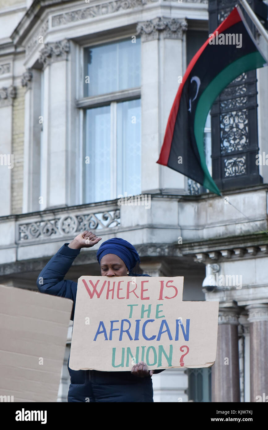 Hyde Park Corner, London, UK. 26th November 2017. Protesters outside ...