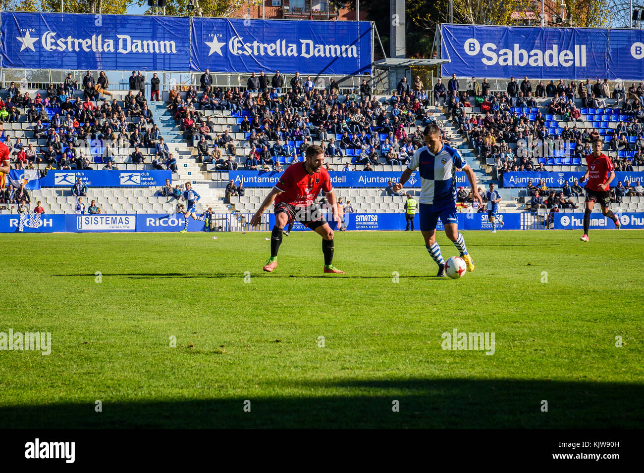 Sabadell, Spain. 26th Nov, 2017. Football/Soccer : Spain "2ªB" match ...