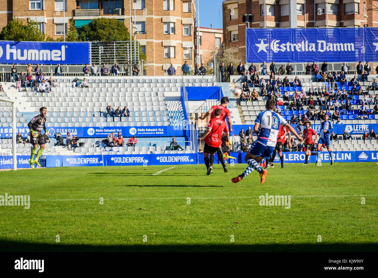 Sabadell, Spain. 26th Nov, 2017. Football/Soccer : Spain "2ªB" match ...