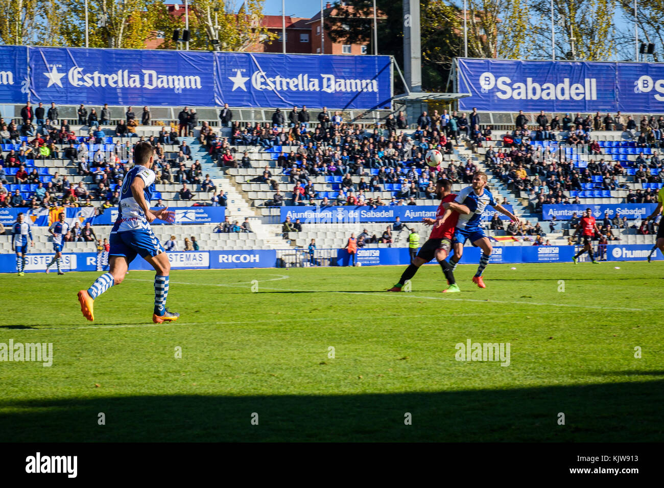 Sabadell, Spain. 26th Nov, 2017. Football/Soccer : Spain "2ªB" match ...