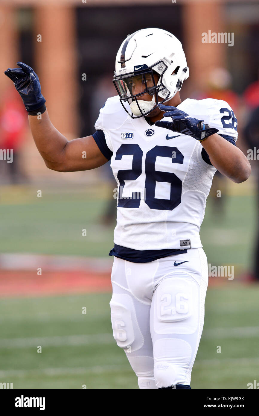 College Park, Maryland, USA. 25th Nov, 2017. Penn State Nittany Lions ...