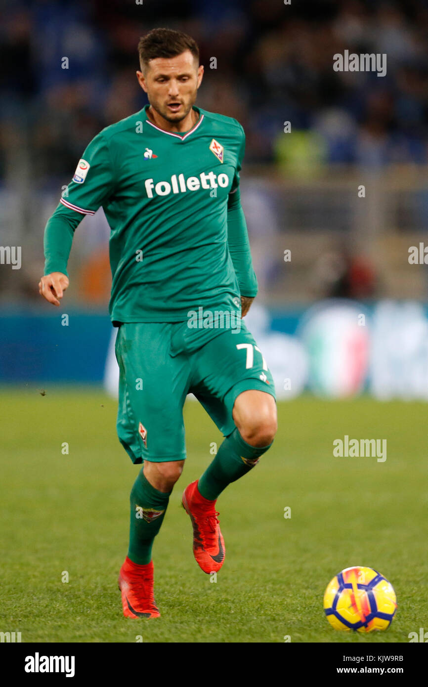Olympic Stadium, ROME, Italy - 26/11/2017 Cyril Thereau of Fiorentina ...