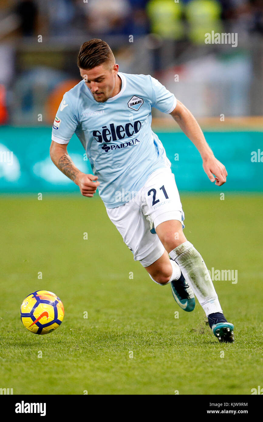 Olympic Stadium, ROME, Italy - 26/11/2017 Sergej Milinkovic-Savic of ...
