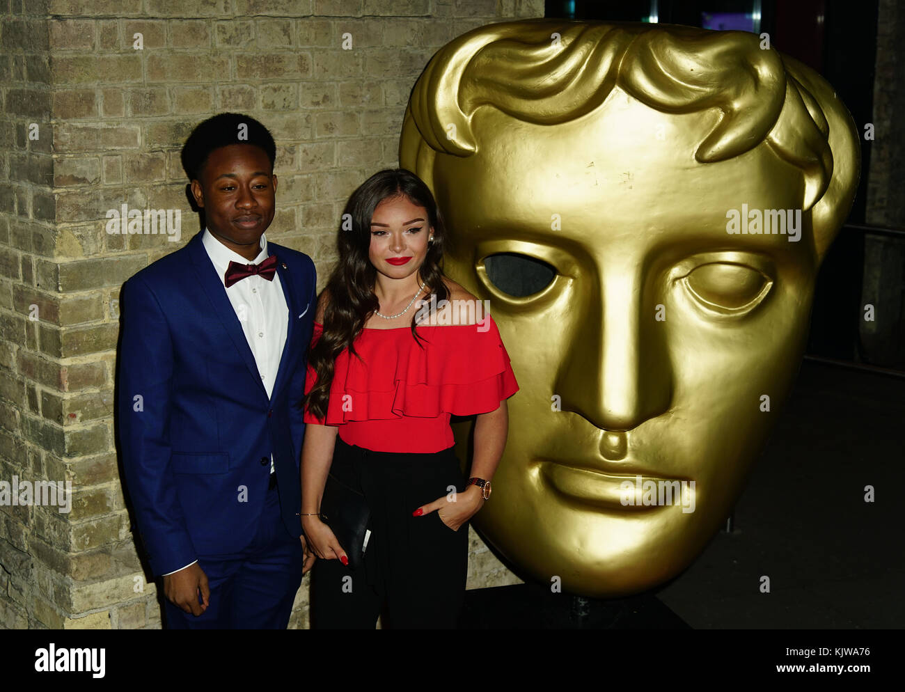 London, England, UK. 26th Nov, 2017. Savannah Baker (R) and guest ...