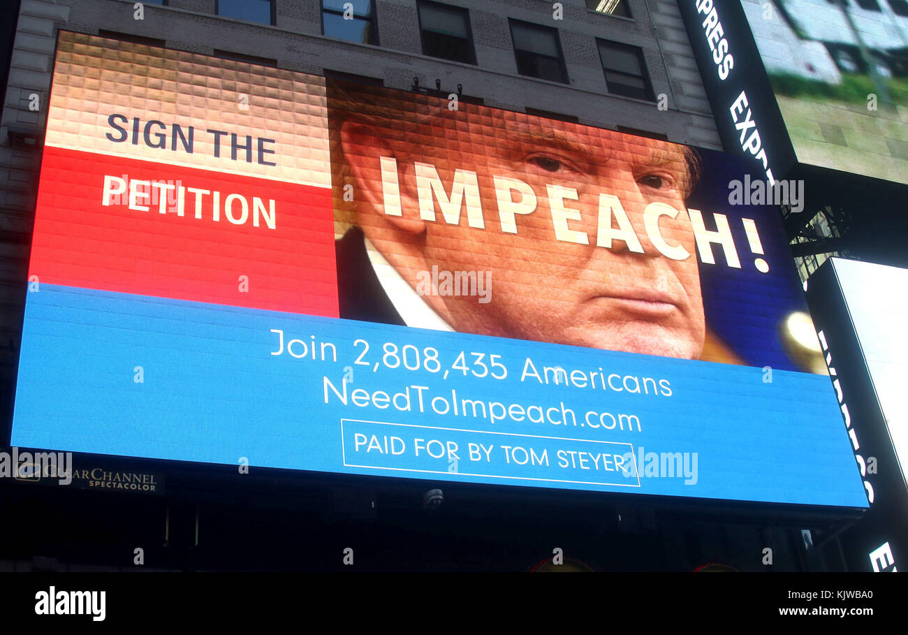 New York City, New York, USA. 26th Nov, 2017. A view of the 'Trump ...