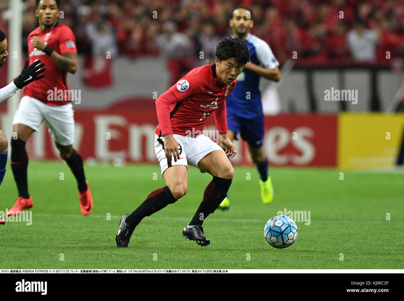 Saitama, Japan. 25th Nov, 2017. Yuki Muto (Reds) Football/Soccer : AFC ...