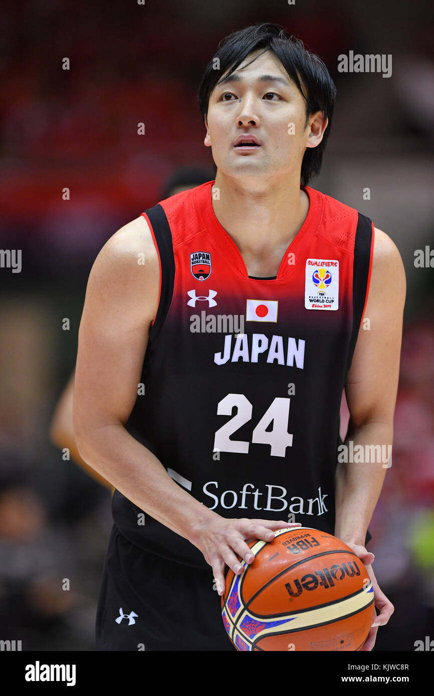 Tokyo, Japan. Credit: MATSUO. 24th Nov, 2017. ∞≠ß¥/Daiki Tanaka (JPN) Basketball : FIBA World ...