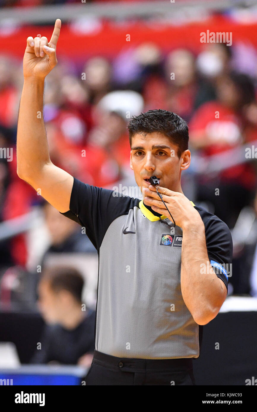 Tokyo, Japan. Credit: MATSUO. 24th Nov, 2017. Budi Marfan (Referee ...