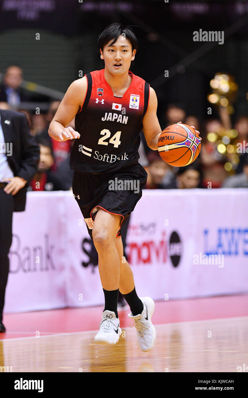 Tokyo, Japan. Credit: MATSUO. 24th Nov, 2017. ∞≠ß¥/Daiki Tanaka (JPN) Basketball : FIBA World ...