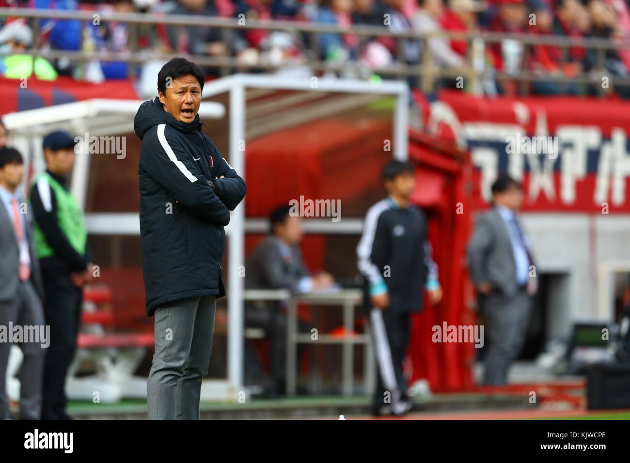 Ibaraki, Japan. 26th Nov, 2017. Go Oiwa (Antlers) Football/Soccer ...