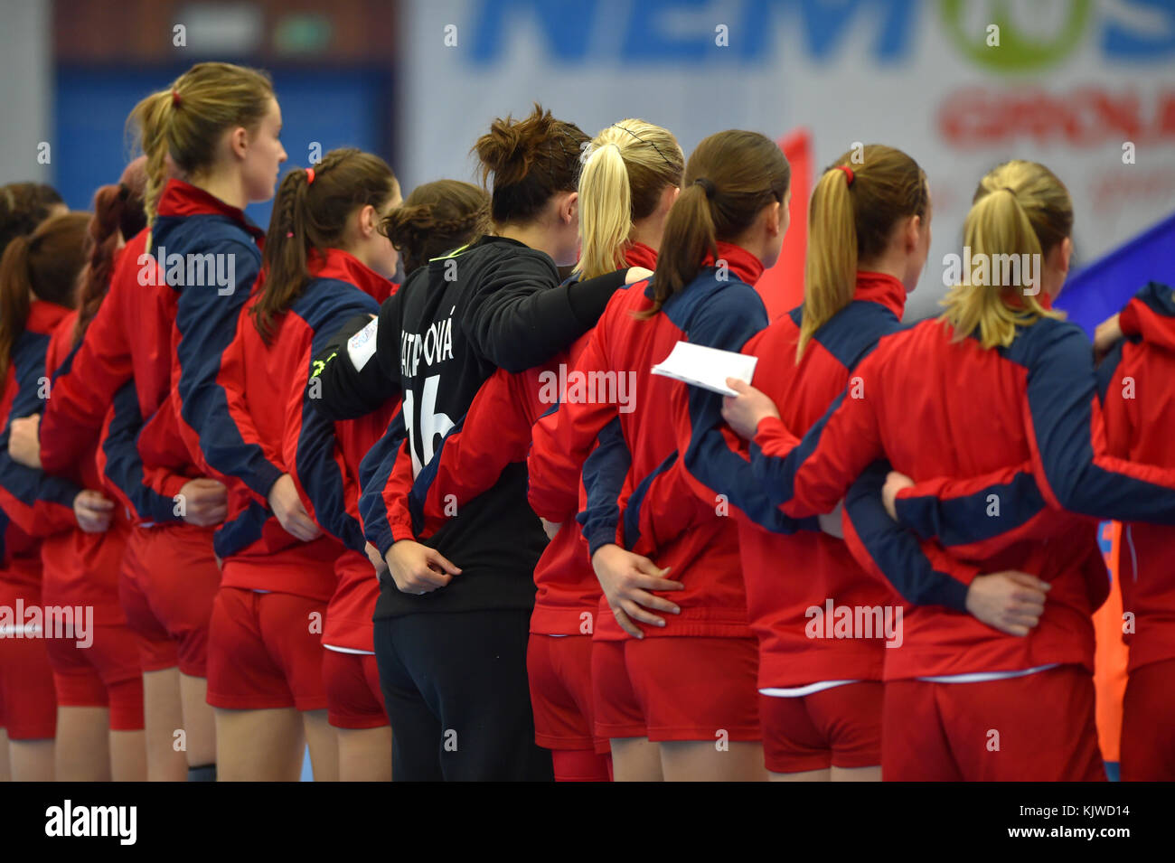 Cheb, Czech Republic. 25th Nov, 2017. Czech National Handball Team ...