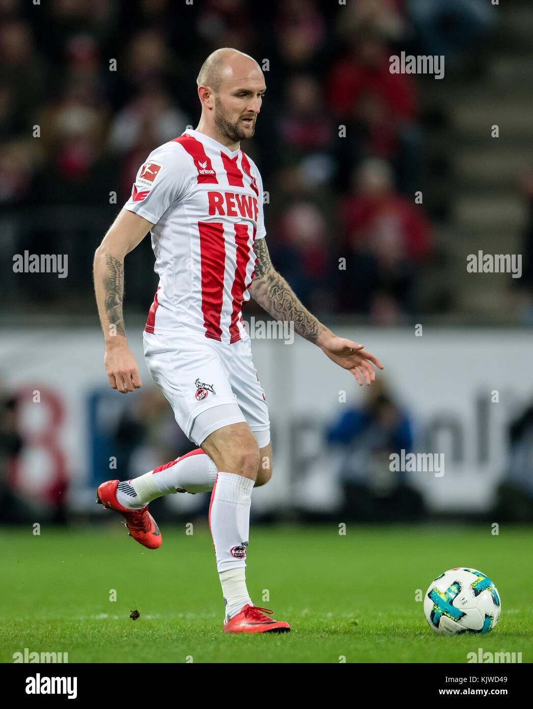 Cologne, Germany. 26th Nov, 2017. Cologne's Konstantin Rausch in action ...