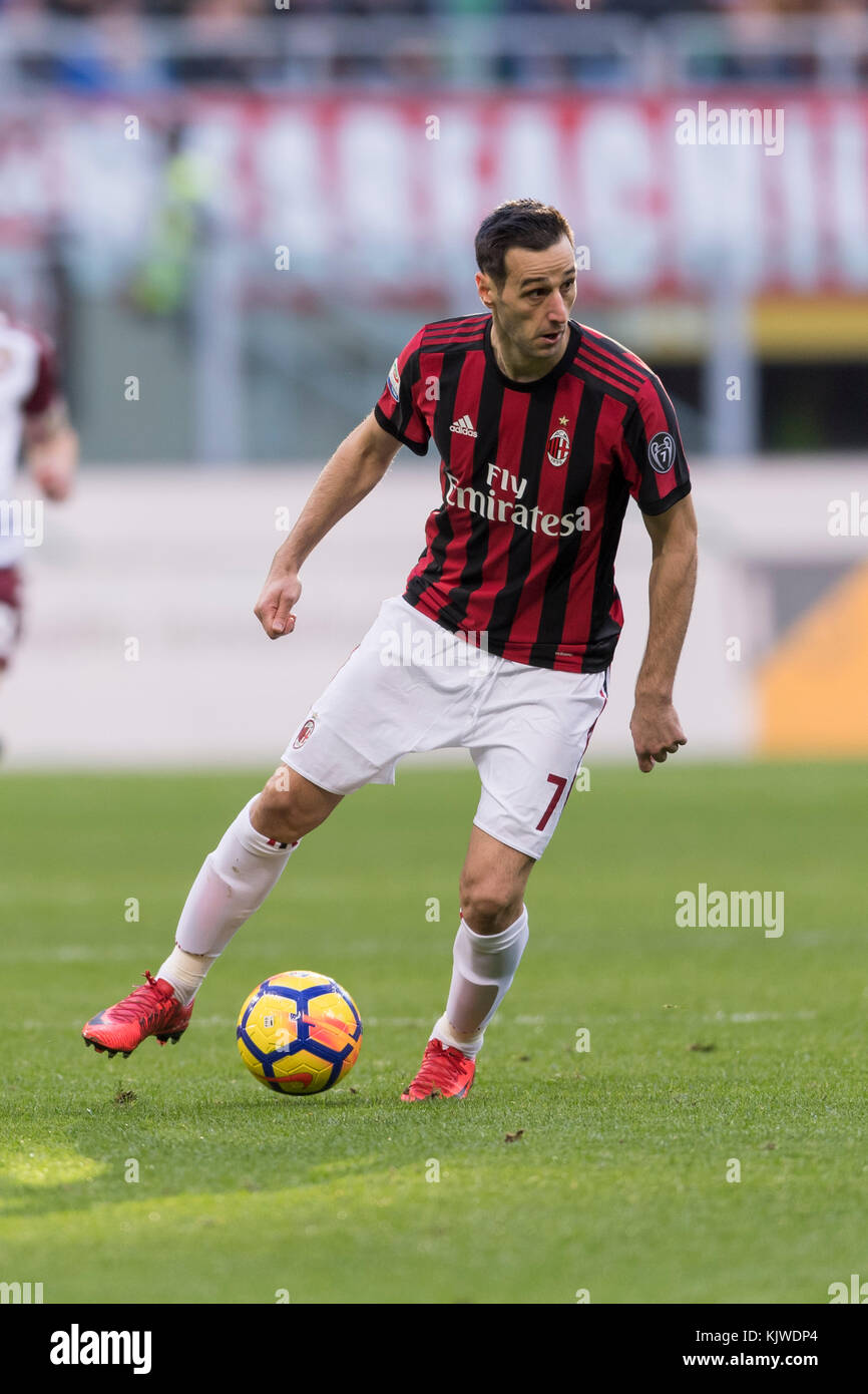 Milan, Italy. 26th Nov, 2017. Nikola Kalinic (Milan) Football/Soccer ...