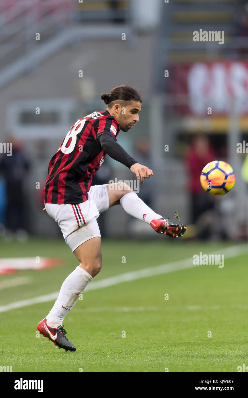 Milan, Italy. 26th Nov, 2017. Ricardo Rodriguez (Milan) Football/Soccer ...