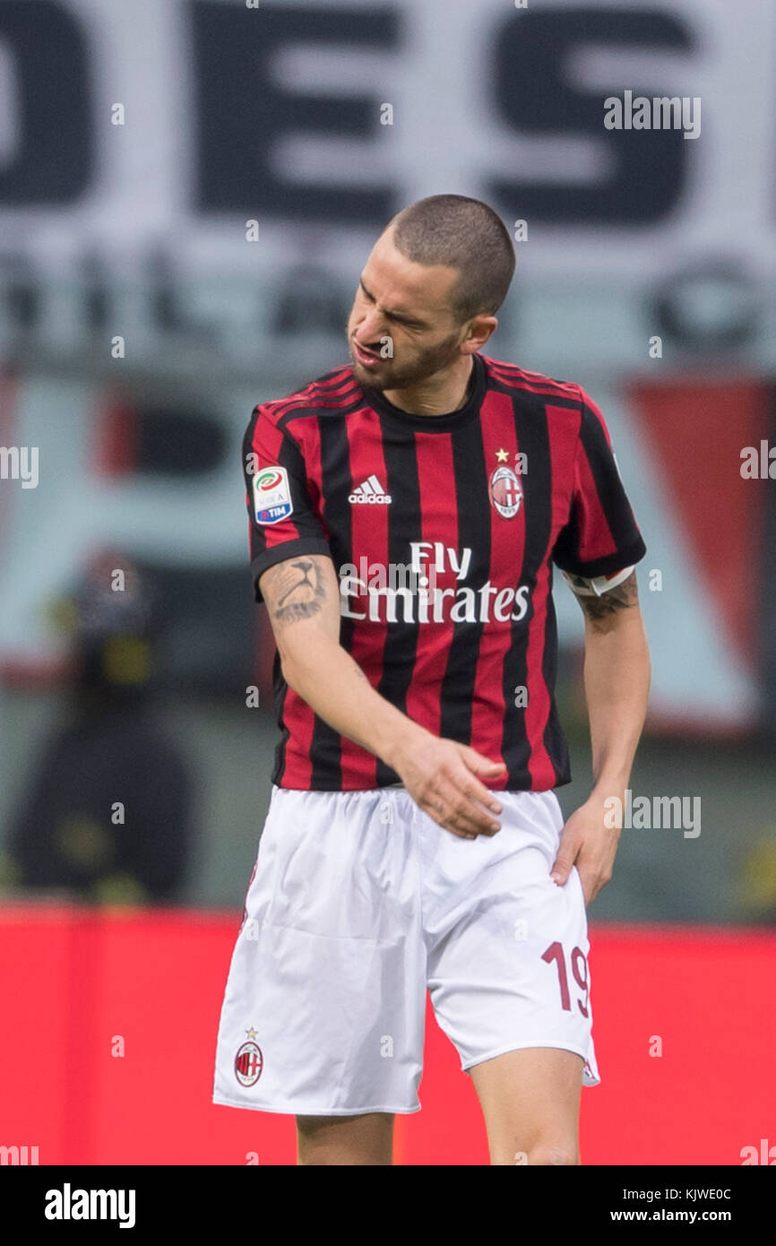 Milan, Italy. 26th Nov, 2017. Leonardo Bonucci (Milan) Football/Soccer ...