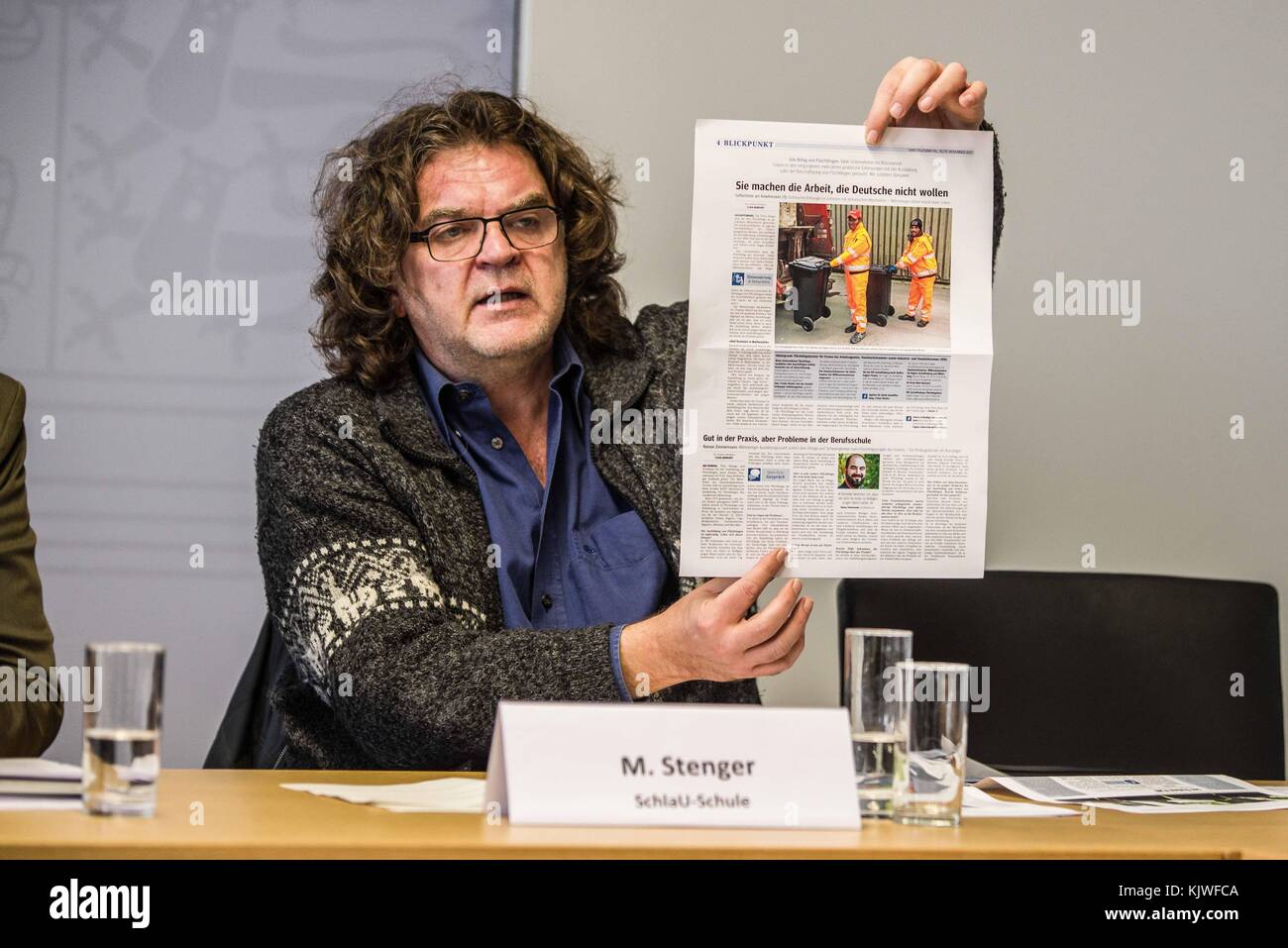 Munich, Bavaria, Germany. 27th Nov, 2017. Claudia Stamm of the Bavarian ...
