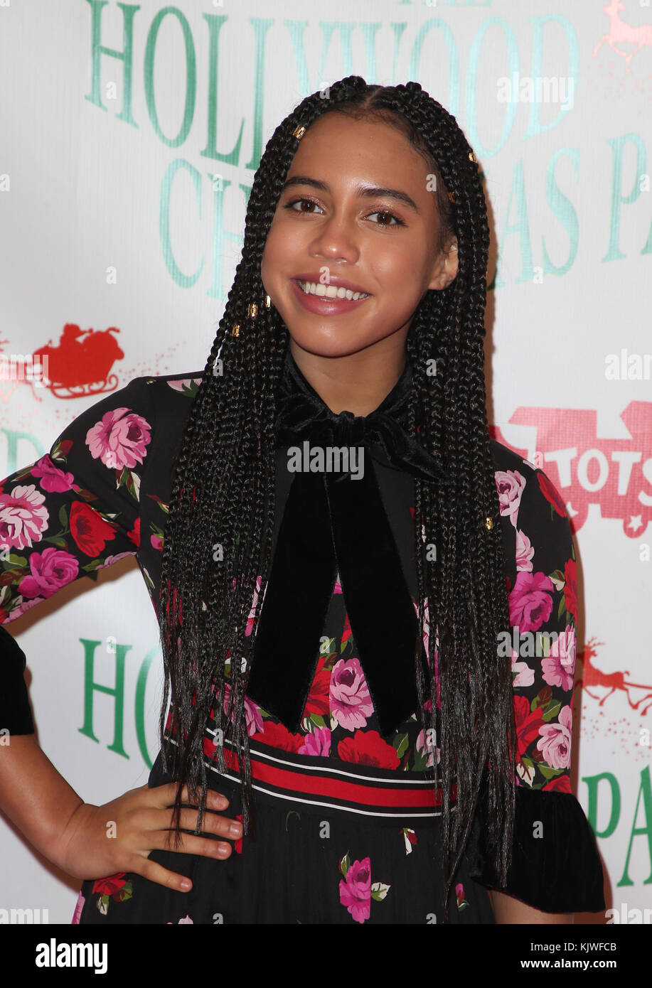 HOLLYWOOD, CA - NOVEMBER 26: Asia Monet, at 86th Annual Hollywood ...