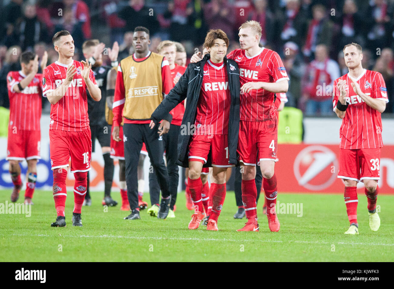 Koeln, Deutschland. 23rd Nov, 2017. V.r.n.l. Pawel OLKOWSKI (K ...