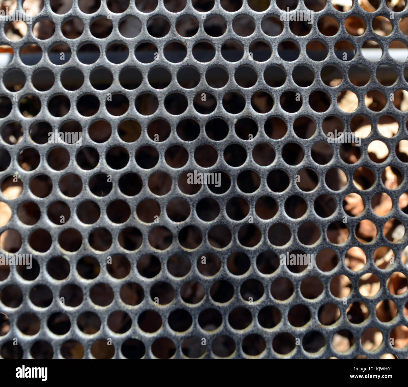 Close up of a metal grate Stock Photo - Alamy