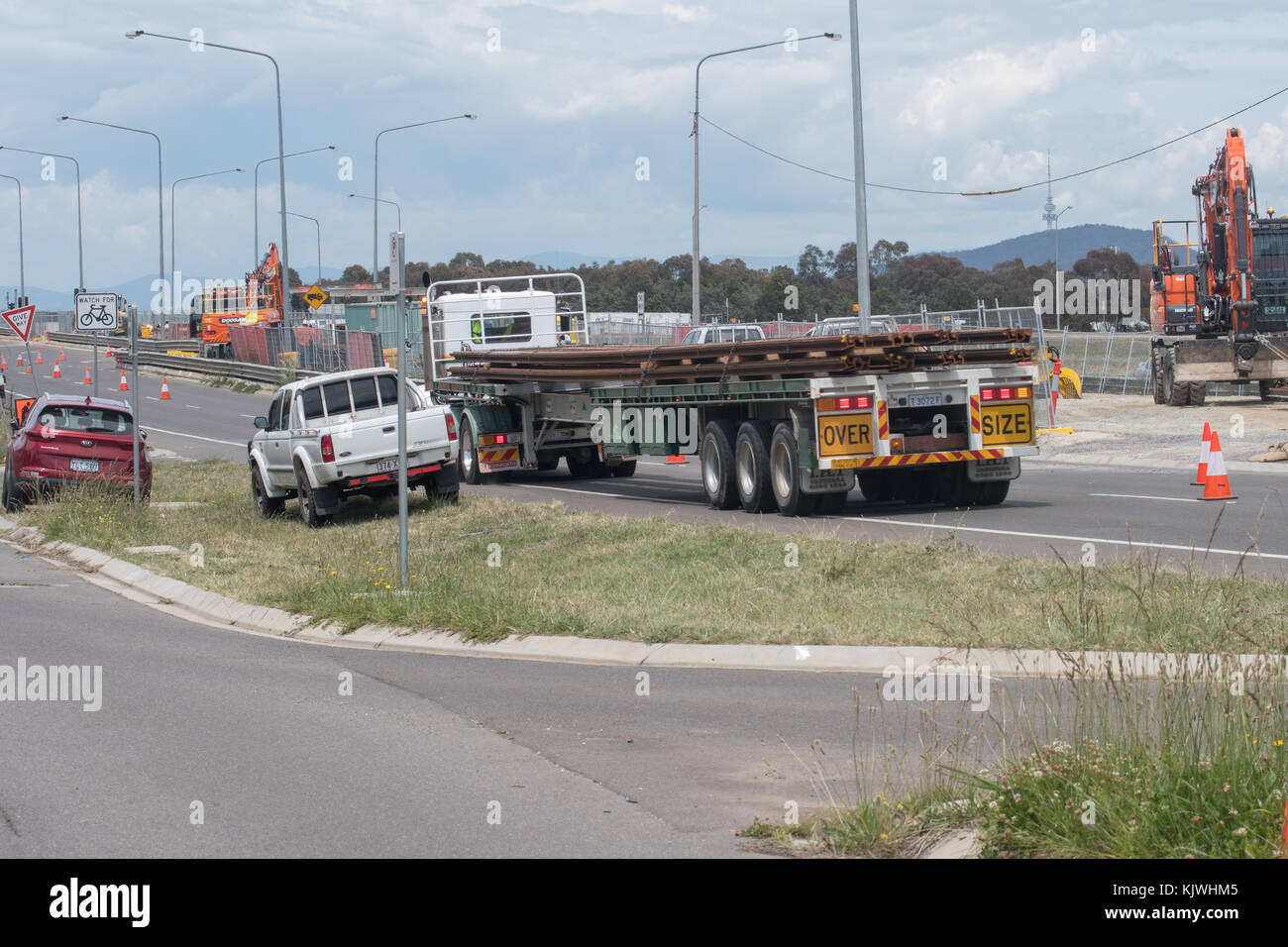 Railway lines tracks rail hard hat machinery hi-res stock photography ...