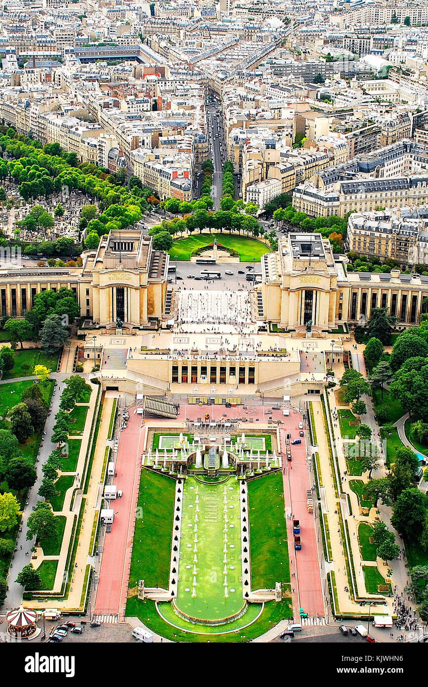 View from eiffel tower hi-res stock photography and images - Alamy