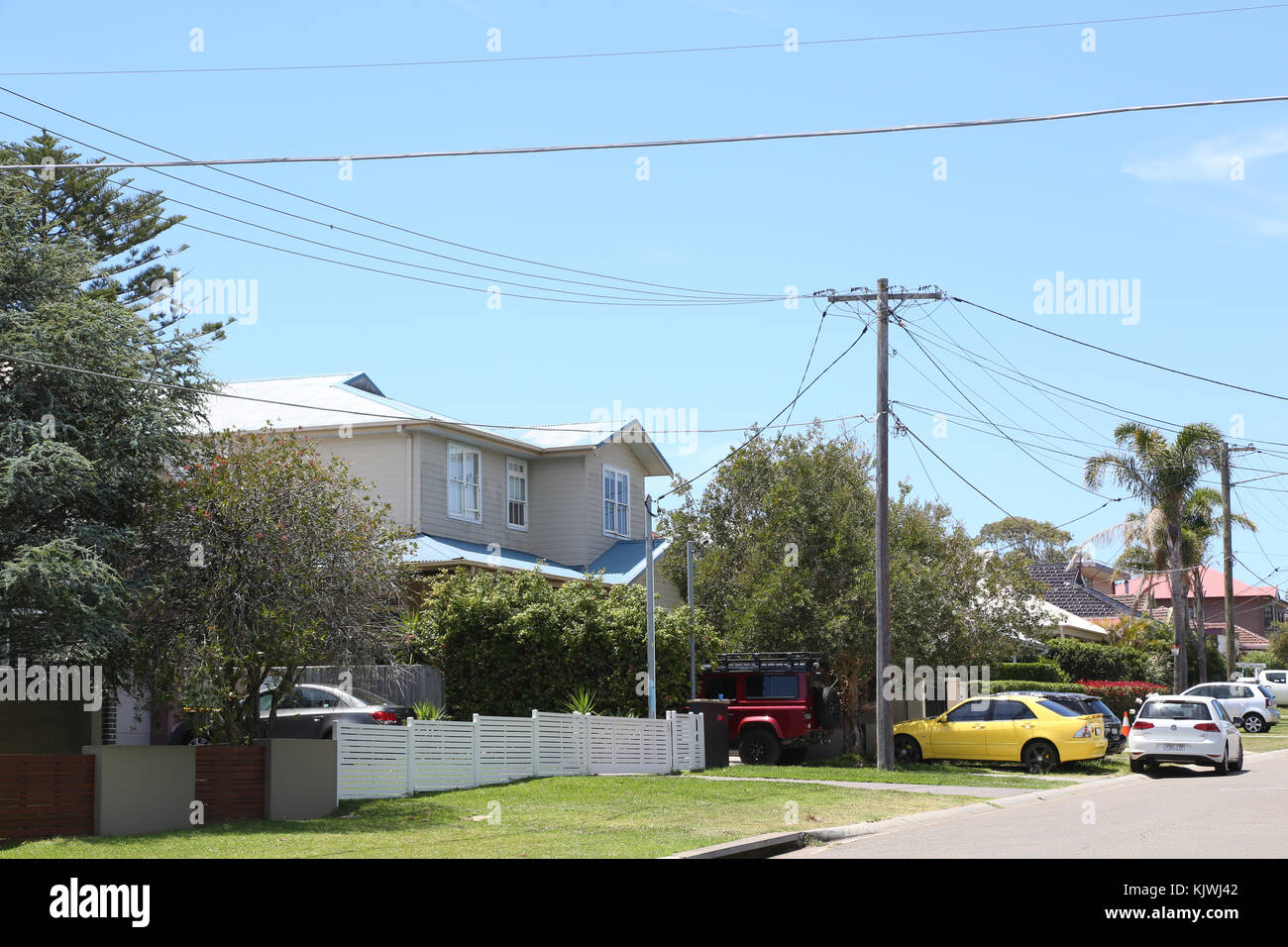 Houses on Cook Street, Woolooware/Cronulla border, Sutherland Shire ...