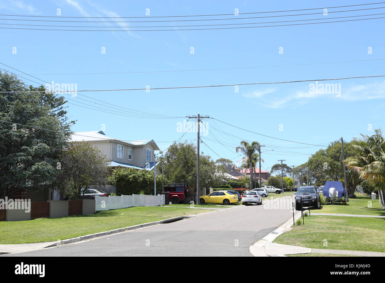 Houses on Cook Street, Woolooware/Cronulla border, Sutherland Shire ...