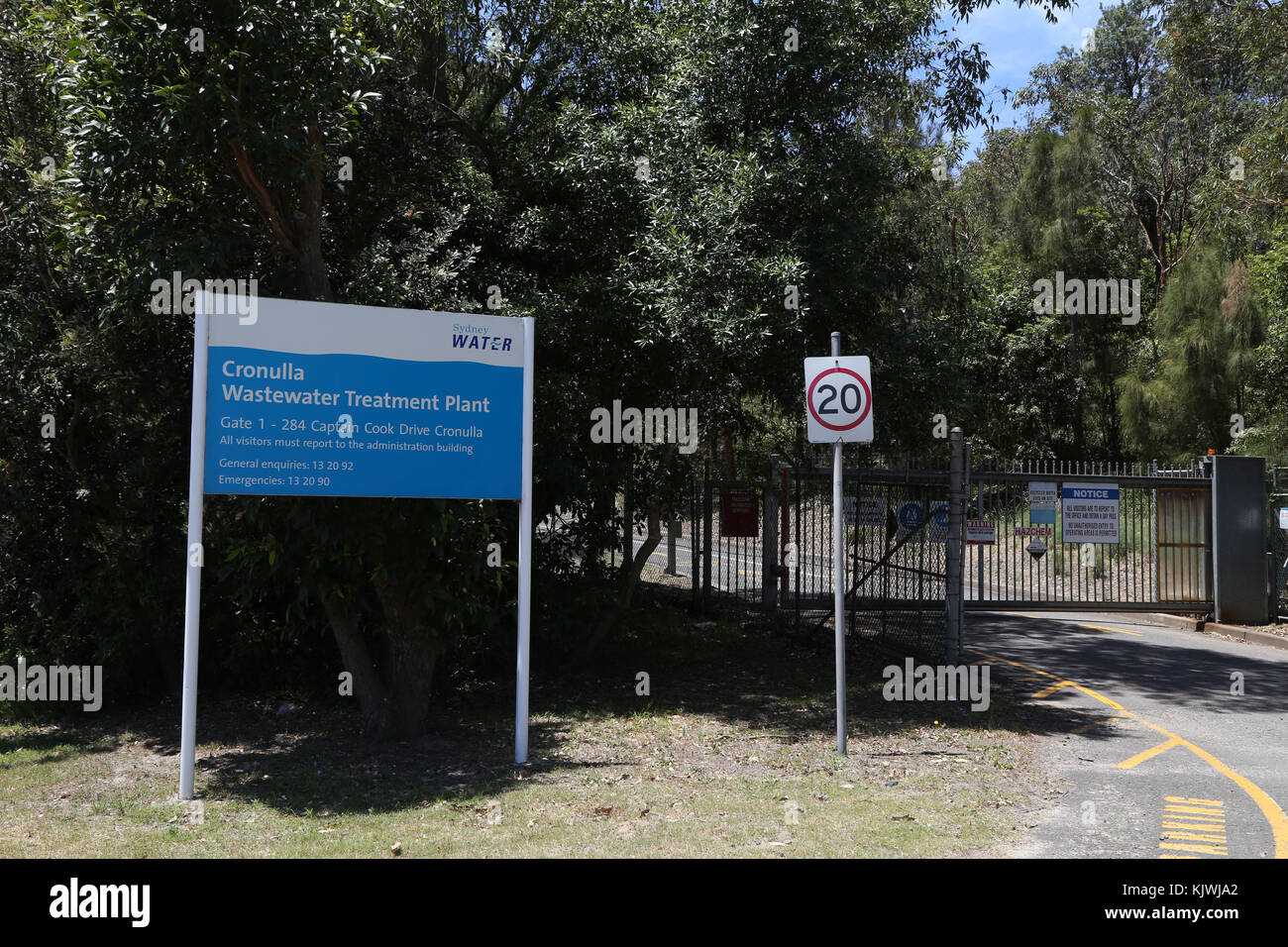 Cronulla Wastewater Treatment Plant, 284 Captain Cook Drive, Cronulla ...